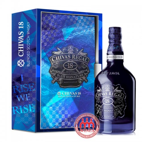 Chivas Regal 18YO Blue Signature Gift Box 2023 | Rượu Ngoại Chính Hãng
